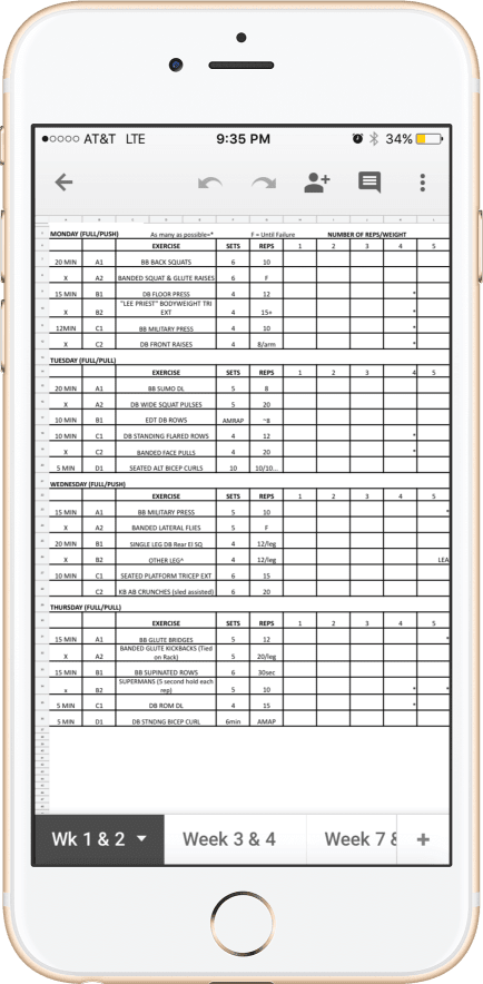 PILLAR ONE: FITNESS New Workouts Everyday